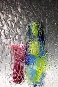 Cabinet and Pattern Glass Panels