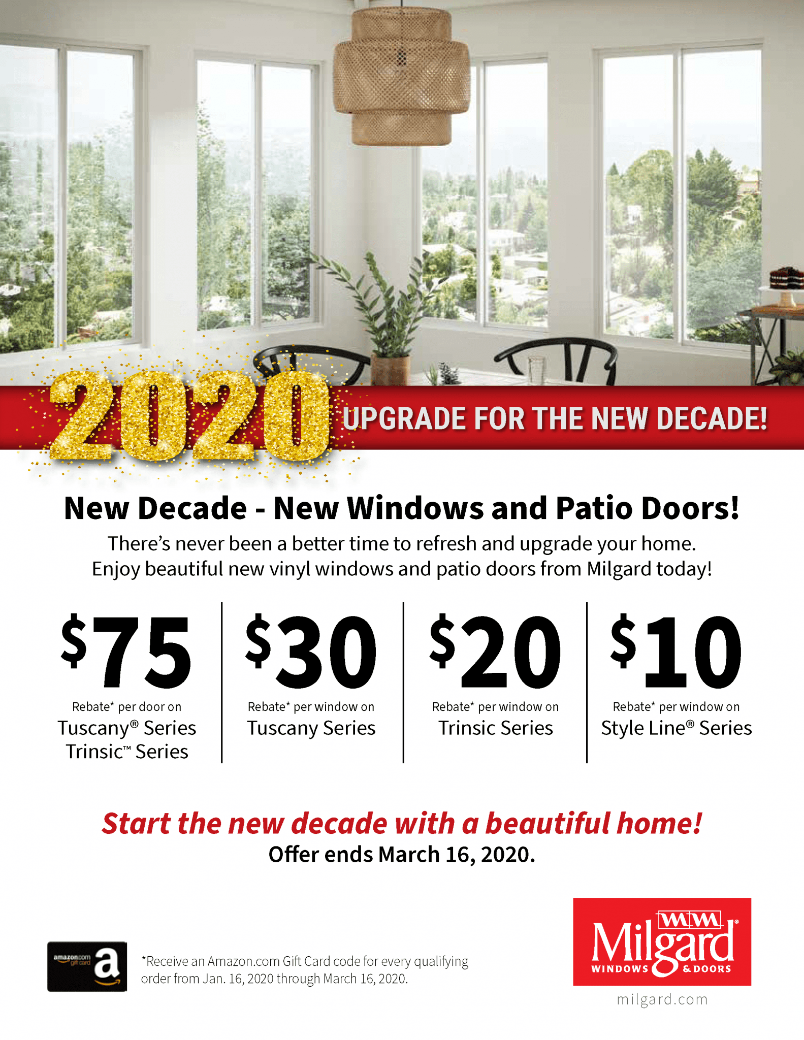 Milgard’s 2020 Vinyl Promotion | Dick's Rancho Glass