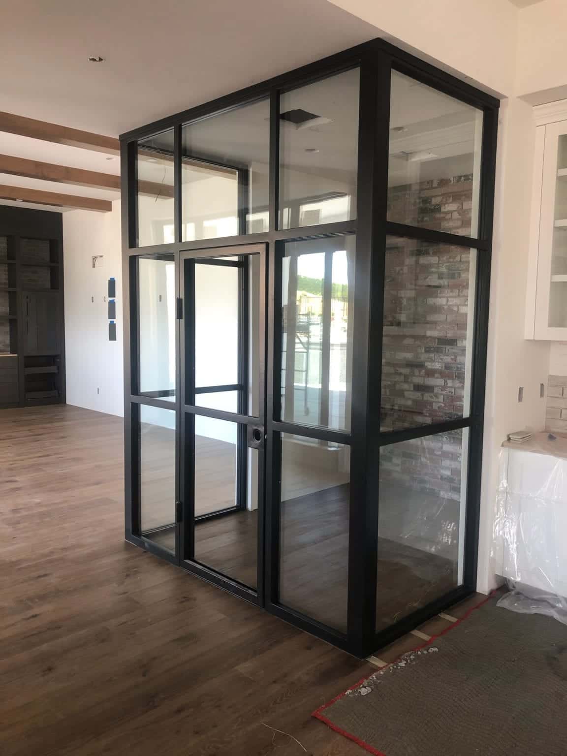 Glass Wine Cellars and Frameless Glass Doors